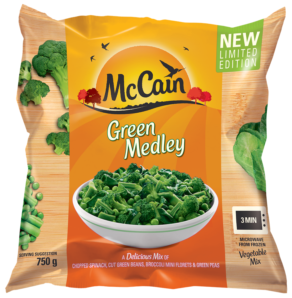 FOOD BRAND McCAIN LAUNCHES THE NEW GREEN MEDLEY MIX - Hypress Live