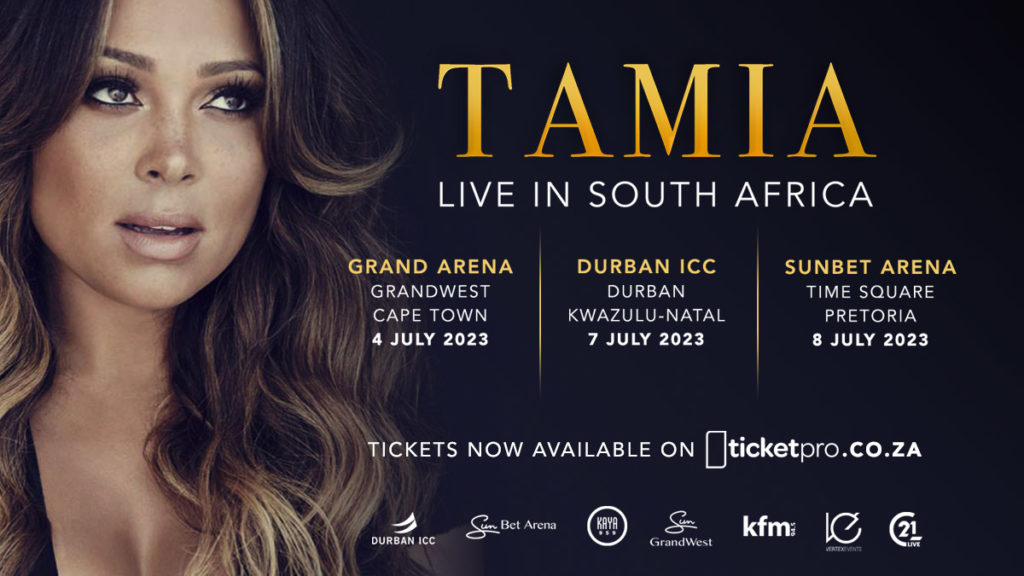 TAMIA BACK IN SA FOR THREE CITY TOUR THIS JULY - Hypress Live