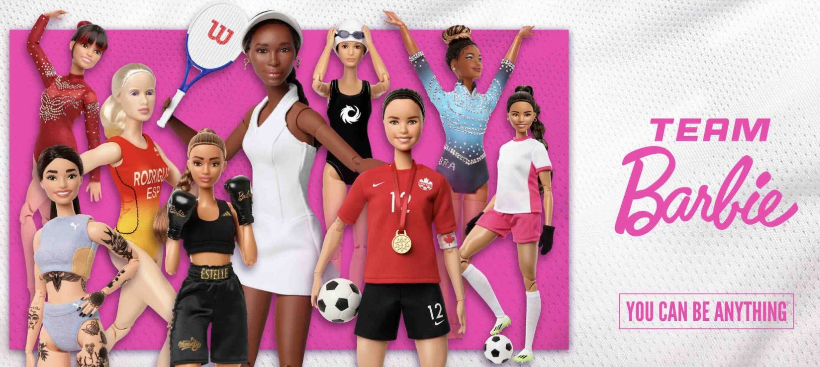 BARBIE CELEBRATES ROLE-MODELS ATHLETES TO ENCOURAGE KIDS IN SPORT ...