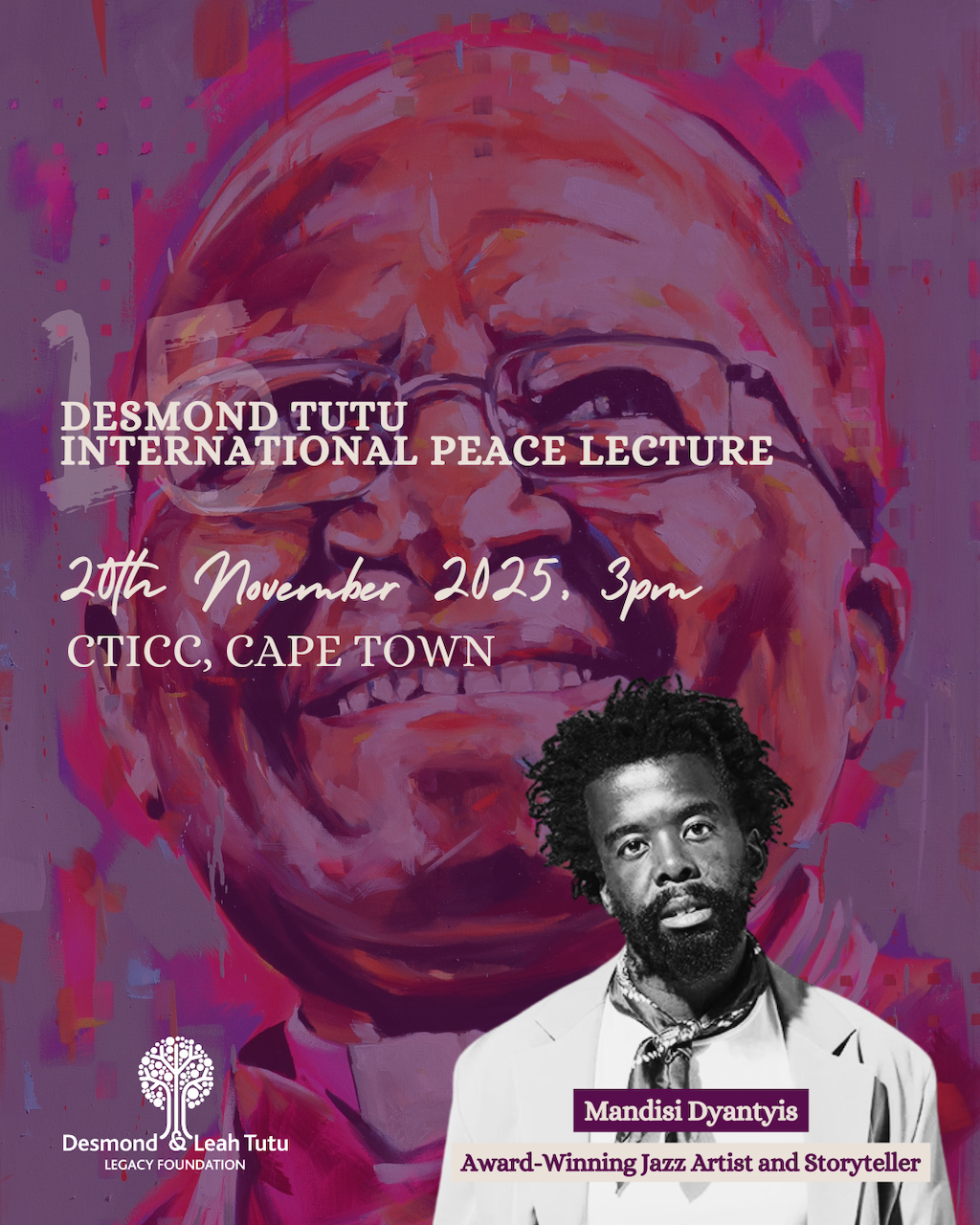 MANDISI DYANTYIS TO HEADLINE DESMOND TUTU INTERNATIONAL PEACE LECTURE ...