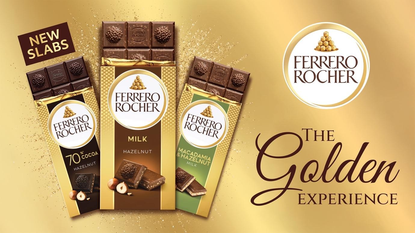 FERRO ROCHER® CHOCOLATE SLABS. A GOLDEN EXPERIENCE - Hypress Live